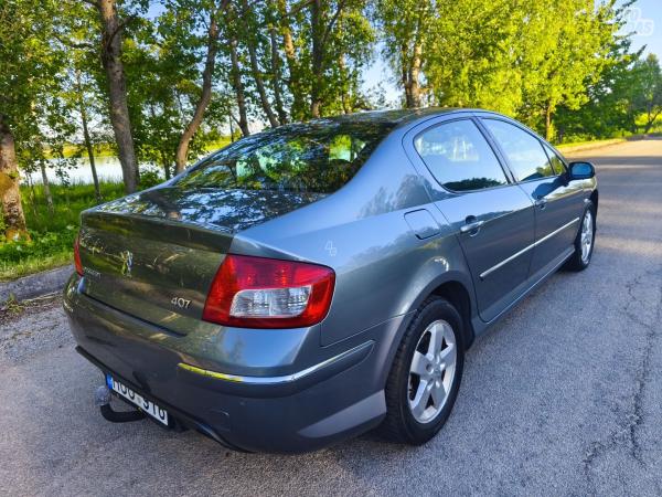 Blue Peugeot 407 2009 in Taurage, with an engine capacity of 1.60 L and mileage of 278 thousand km for 1850 €, photo 4 on AUTOMOTO.COM.LV