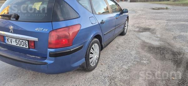 Zils Peugeot 407 2005 Alūksne, ar dzinēja tilpumu 1.60 L un nobraukumu 261 tūkst. km par 1050 €, foto 3 vietnē AUTOMOTO.COM.LV