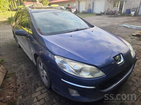 Blue Peugeot 407 2005 in Riga, with an engine capacity of 2.00 L and mileage of 310 thousand km for 700 €, photo 5 on AUTOMOTO.COM.LV