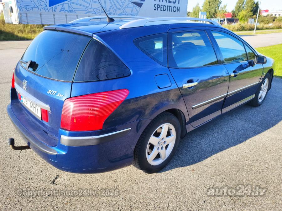Синий Пежо 407 2006 в Таллин, объемом двигателя 2.00 л и пробегом 301 тыс. км за 700 €, фото 4 на AUTOMOTO.COM.LV