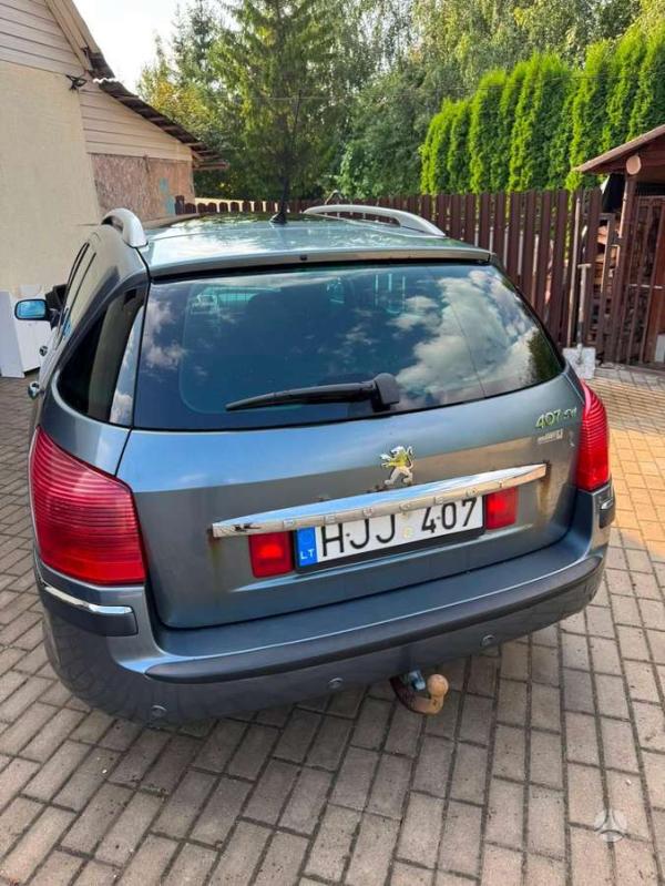 Zils Peugeot 407 2007 Anykščiai, ar dzinēja tilpumu 2.00 L un nobraukumu 287 tūkst. km par 1199 €, foto 6 vietnē AUTOMOTO.COM.LV