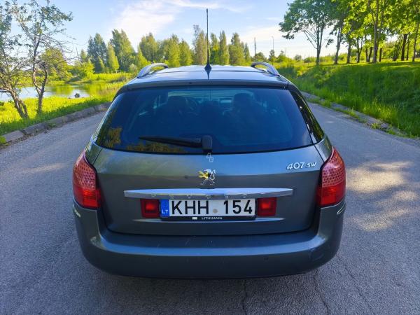 Blue Peugeot 407 2008 in Taurage, with an engine capacity of 2.00 L and mileage of 354 thousand km for 1780 €, photo 6 on AUTOMOTO.COM.LV