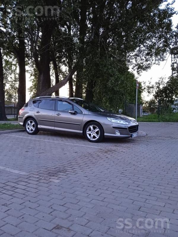 Brown Peugeot 407 2005 in Liepaja, with an engine capacity of 2.00 L and mileage of 283 thousand km for 1150 €, photo 8 on AUTOMOTO.COM.LV