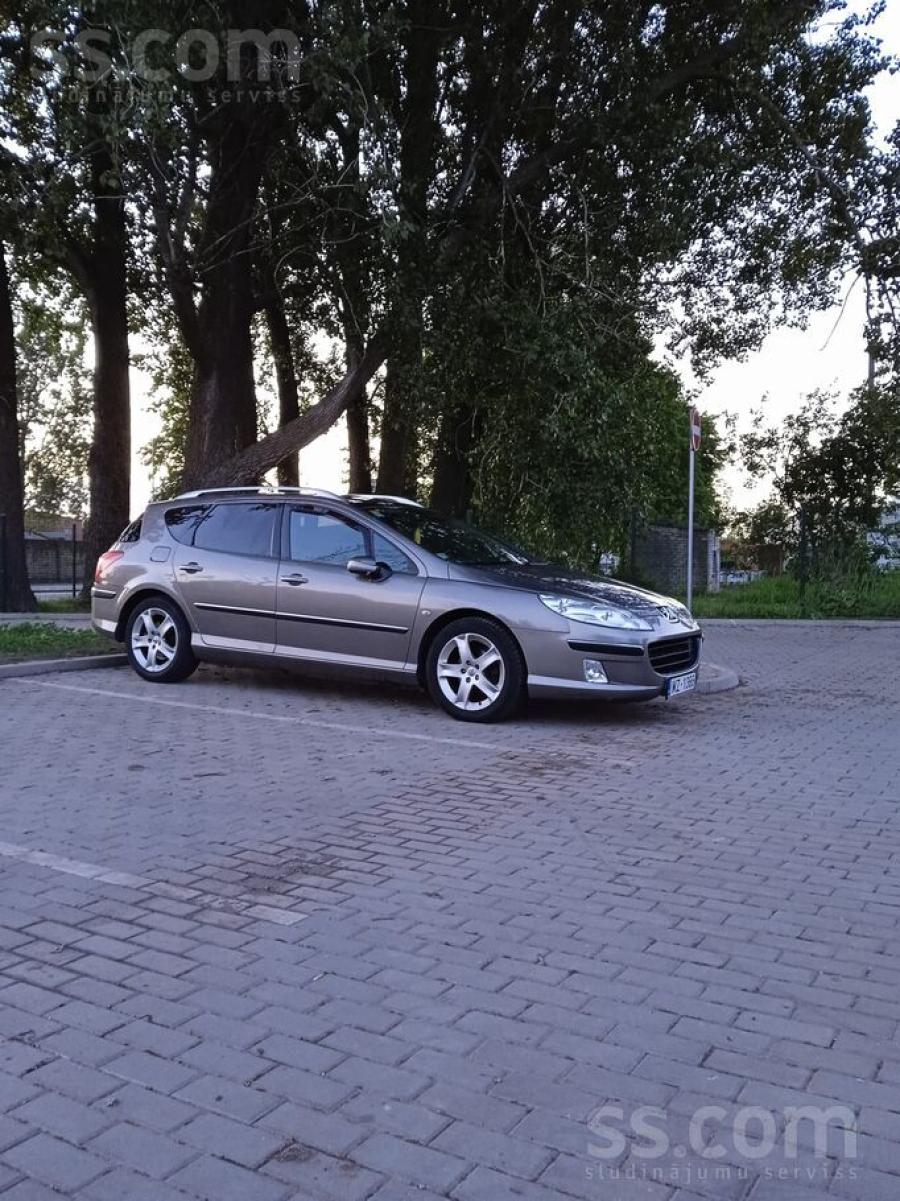 Brown Peugeot 407 2005 in Liepaja, with an engine capacity of 2.00 L and mileage of 283 thousand km for 1150 €, photo 8 on AUTOMOTO.COM.LV