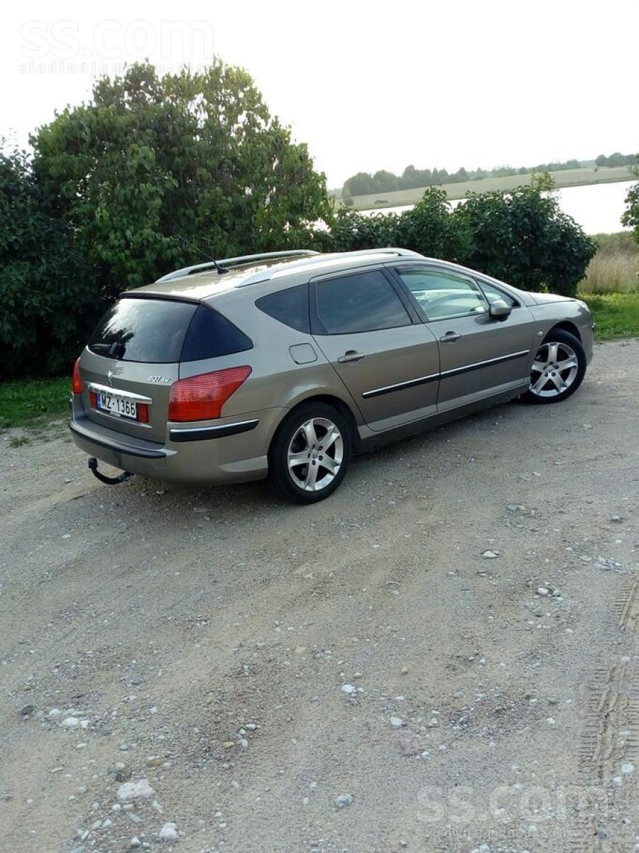 Brown Peugeot 407 2005 in Liepaja, with an engine capacity of 2.00 L and mileage of 283 thousand km for 1150 €, photo 9 on AUTOMOTO.COM.LV