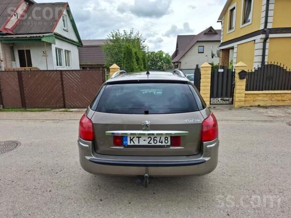 Brūns Peugeot 407 2007 Daugavpils, ar dzinēja tilpumu 2.00 L un nobraukumu 315 tūkst. km par 1250 €, foto 4 vietnē AUTOMOTO.COM.LV