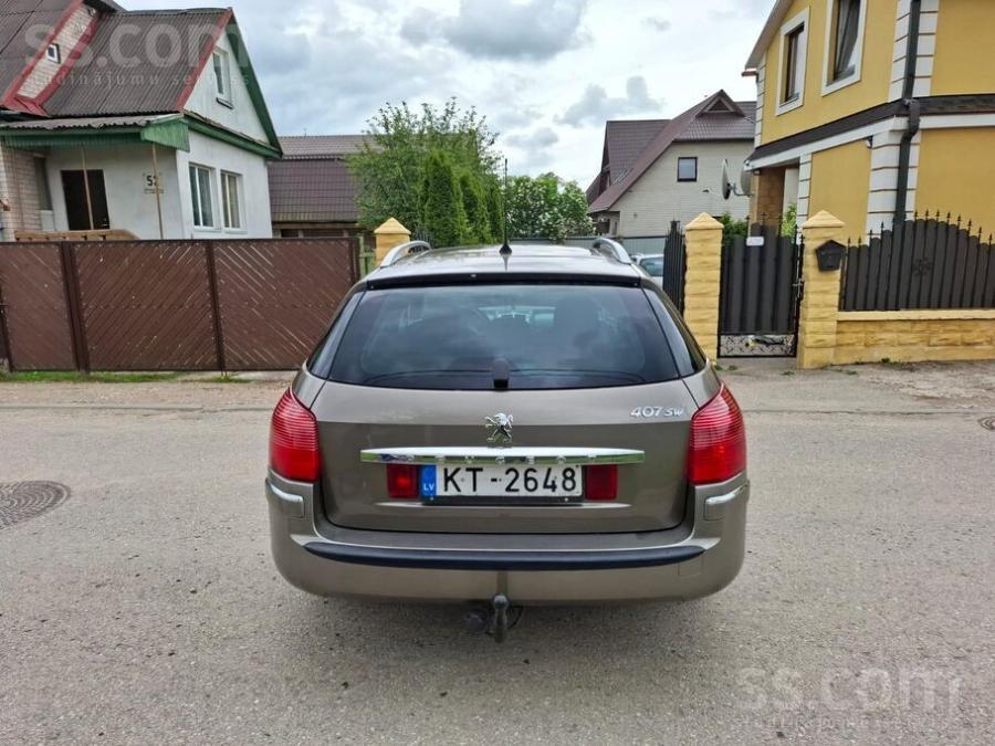 Brūns Peugeot 407 2007 Daugavpils, ar dzinēja tilpumu 2.00 L un nobraukumu 315 tūkst. km par 1250 €, foto 4 vietnē AUTOMOTO.COM.LV