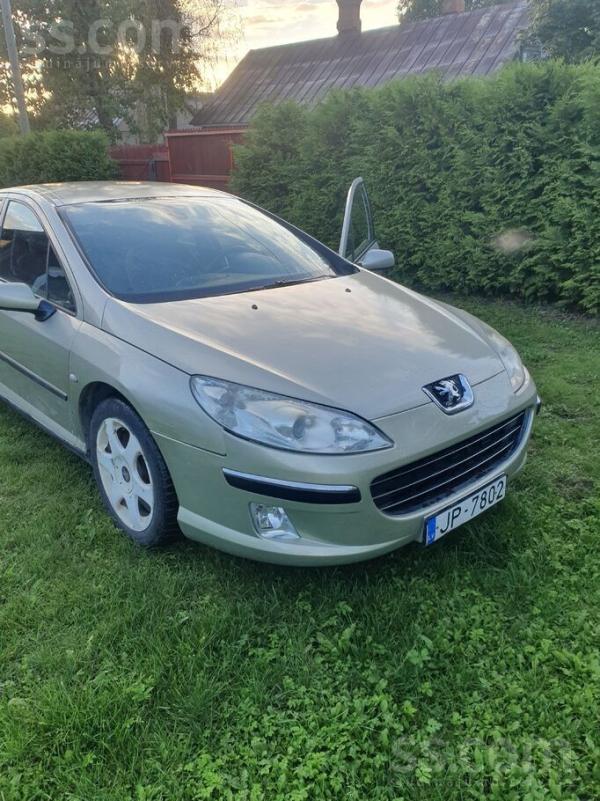 Green Peugeot 407 2006 in Ludza, with an engine capacity of 2.00 L and mileage of 258 thousand km for 1000 €, photo 7 on AUTOMOTO.COM.LV