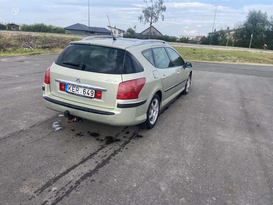 Zaļš Peugeot 407 2006 Kauņa, ar dzinēja tilpumu 2.00 L un nobraukumu 213 tūkst. km par 1499 €, foto 5 vietnē AUTOMOTO.COM.LV