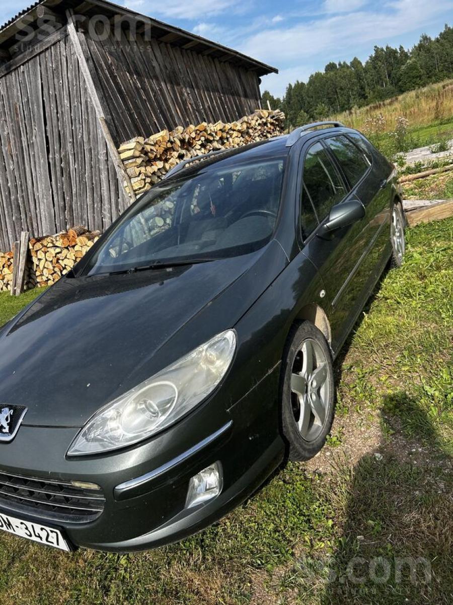 Green Peugeot 407 2008 in Balvi, with an engine capacity of 2.00 L and mileage of 0 thousand km for 800 €, photo 4 on AUTOMOTO.COM.LV