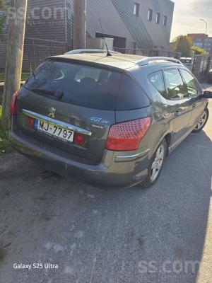 Green Peugeot 407 2009 in Jelgava, with an engine capacity of 1.60 L and mileage of 320 thousand km for 1200 €, photo 3 on AUTOMOTO.COM.LV