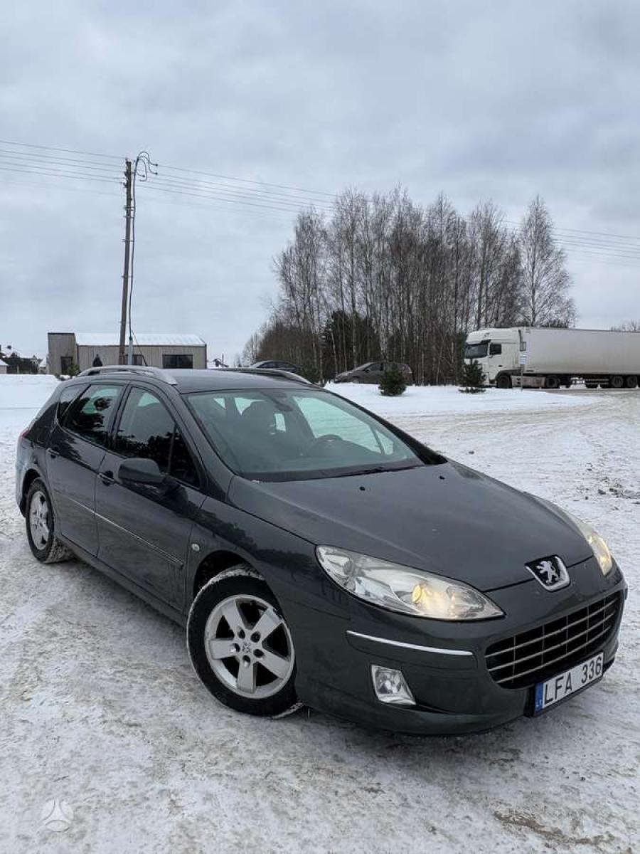 Green Peugeot 407 2009 in Akmene, with an engine capacity of 2.00 L and mileage of 277 thousand km for 2100 €, photo 2 on AUTOMOTO.COM.LV