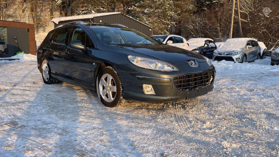Green Peugeot 407 2010 in Kaunas, with an engine capacity of 1.56 L and mileage of 150 thousand km for 2950 €, photo 1 on AUTOMOTO.COM.LV