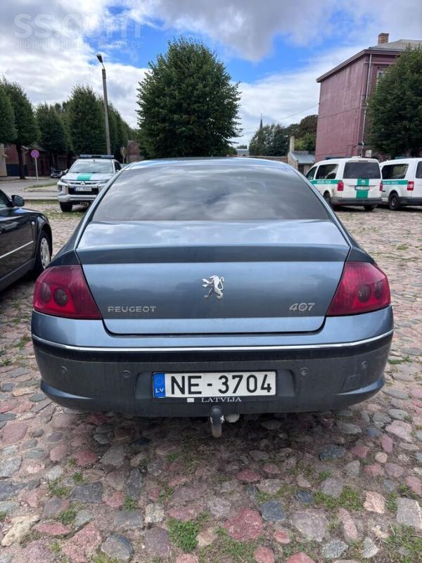 Grey Peugeot 407 2004 in Liepaja, with an engine capacity of 2.00 L and mileage of 0 thousand km for 1050 €, photo 3 on AUTOMOTO.COM.LV