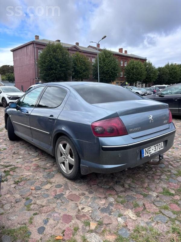 Grey Peugeot 407 2004 in Liepaja, with an engine capacity of 2.00 L and mileage of 0 thousand km for 1050 €, photo 7 on AUTOMOTO.COM.LV