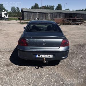 Grey Peugeot 407 2003 in Valmiera, with an engine capacity of 2.20 L and mileage of 0 thousand km for 5150 €, photo 10 on AUTOMOTO.COM.LV