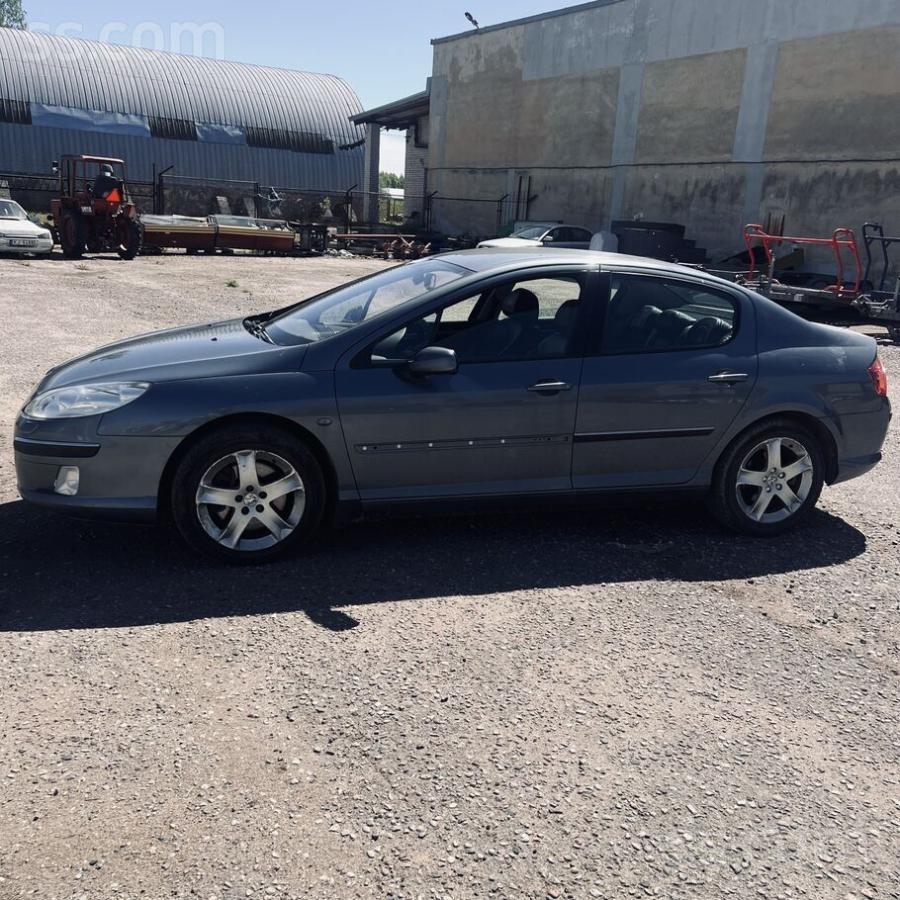 Grey Peugeot 407 2003 in Valmiera, with an engine capacity of 2.20 L and mileage of 0 thousand km for 5150 €, photo 12 on AUTOMOTO.COM.LV