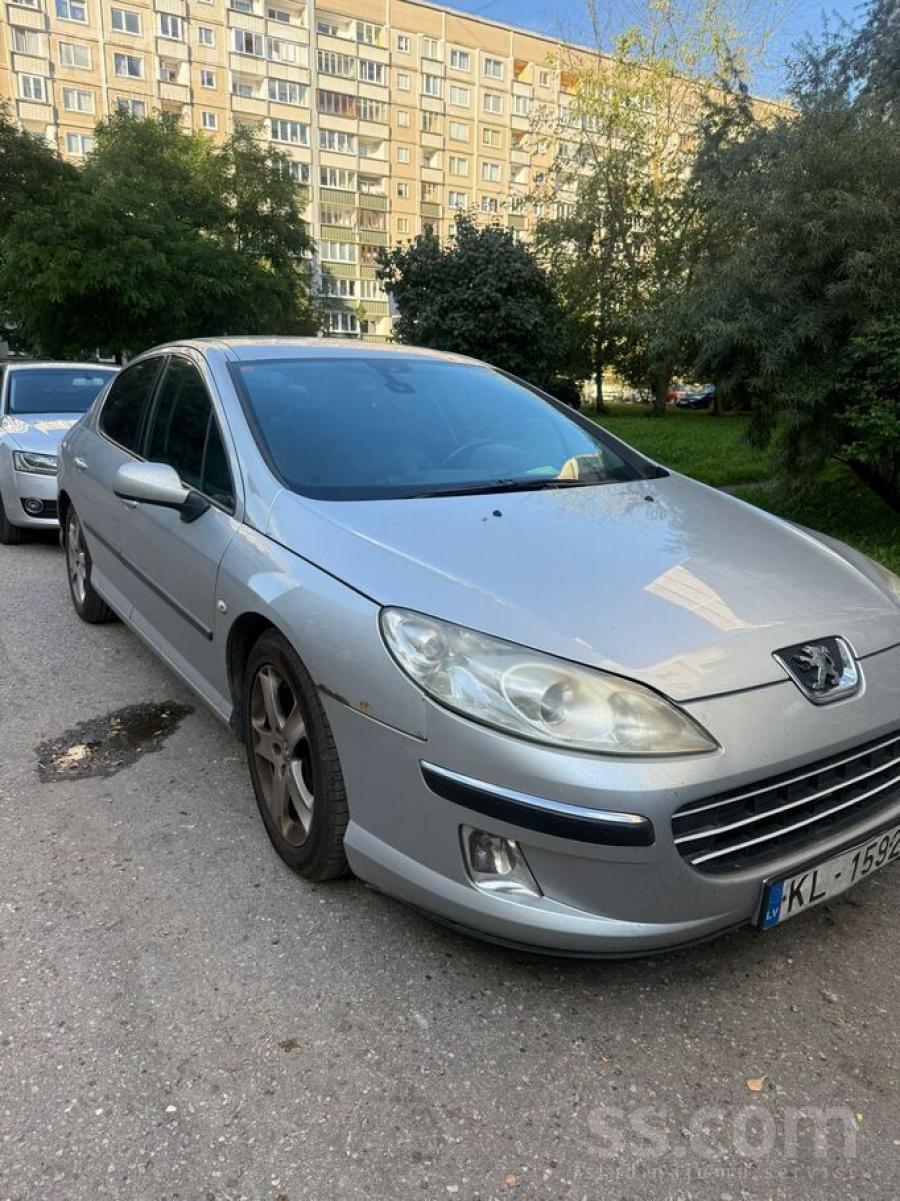 Grey Peugeot 407 2004 in Riga, with an engine capacity of 2.00 L and mileage of 228 thousand km for 1000 €, photo 1 on AUTOMOTO.COM.LV