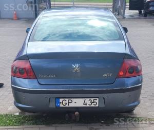 Pelēks Peugeot 407 2004 Rēzekne, ar dzinēja tilpumu 2.00 L un nobraukumu 237 tūkst. km par 1100 €, foto 7 vietnē AUTOMOTO.COM.LV