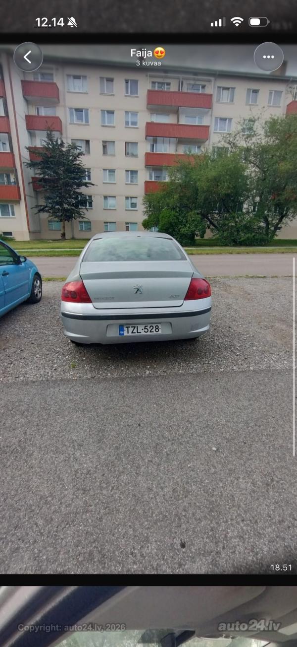 Pelēks Peugeot 407 2004 Paldiski, ar dzinēja tilpumu 1.99 L un nobraukumu 300 tūkst. km par 600 €, foto 2 vietnē AUTOMOTO.COM.LV