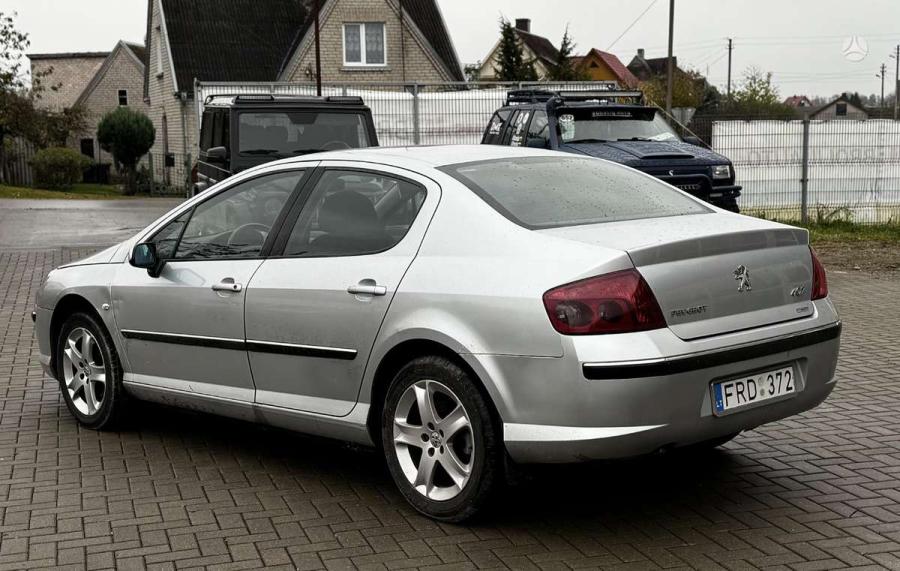 Grey Peugeot 407 2005 in Radviliskis, with an engine capacity of 2.00 L and mileage of 158 thousand km for 1650 €, photo 6 on AUTOMOTO.COM.LV