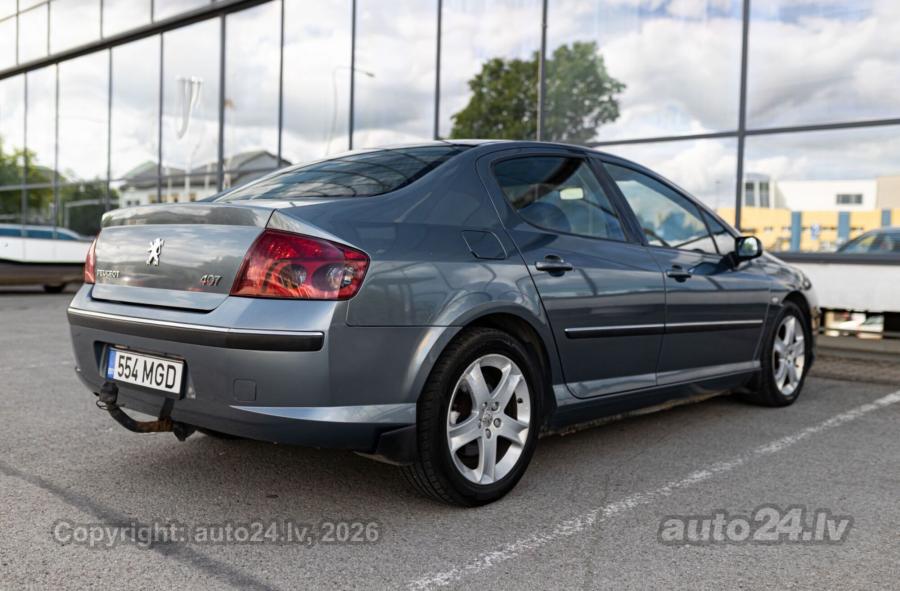 Pelēks Peugeot 407 2005 Tallina, ar dzinēja tilpumu 2.00 L un nobraukumu 186 tūkst. km par 1999 €, foto 5 vietnē AUTOMOTO.COM.LV