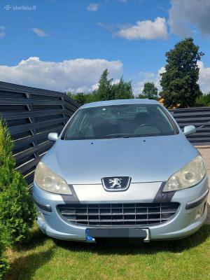 Pelēks Peugeot 407 2005 Viļņa, ar dzinēja tilpumu 2.00 L un nobraukumu 267 tūkst. km par 999 €, foto  vietnē AUTOMOTO.COM.LV