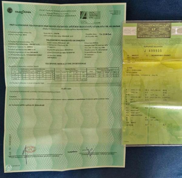 Pelēks Peugeot 407 2005 Klaipėda, ar dzinēja tilpumu 1.75 L un nobraukumu 180 tūkst. km par 580 €, foto 9 vietnē AUTOMOTO.COM.LV