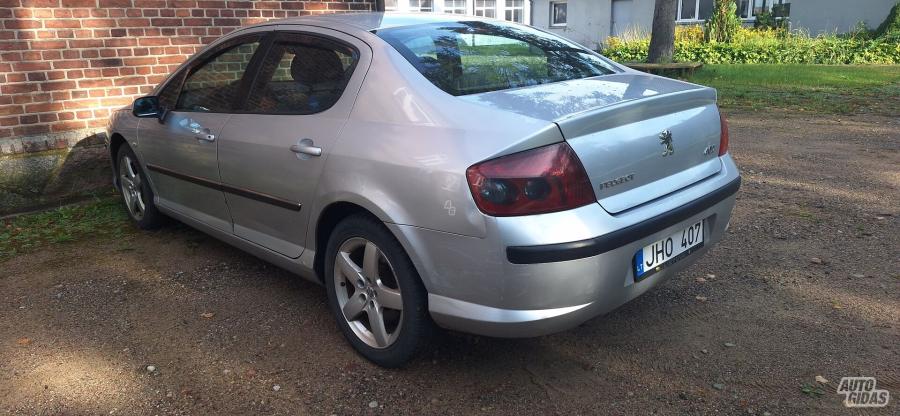 Pelēks Peugeot 407 2005 Šilutė, ar dzinēja tilpumu 2.00 L un nobraukumu 330 tūkst. km par 1199 €, foto 4 vietnē AUTOMOTO.COM.LV