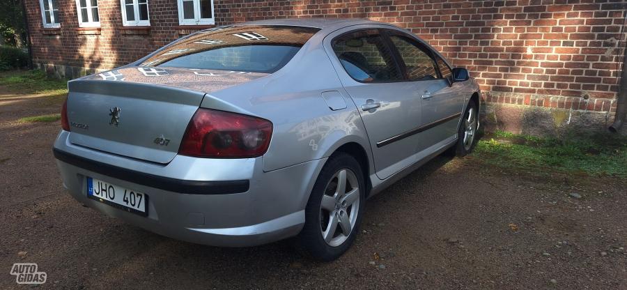 Pelēks Peugeot 407 2005 Šilutė, ar dzinēja tilpumu 2.00 L un nobraukumu 330 tūkst. km par 1199 €, foto 5 vietnē AUTOMOTO.COM.LV