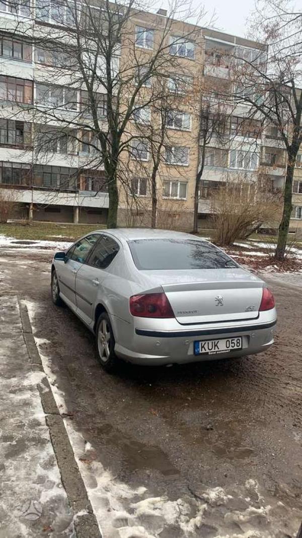 Grey Peugeot 407 2006 in Alytus, with an engine capacity of 1.56 L and mileage of 455 thousand km for 1010 €, photo 2 on AUTOMOTO.COM.LV