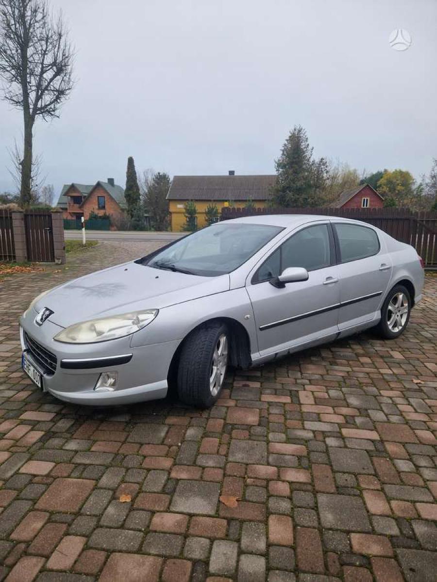 Grey Peugeot 407 2006 in Sakiai, with an engine capacity of 2.00 L and mileage of 377 thousand km for 1499 €, photo 1 on AUTOMOTO.COM.LV
