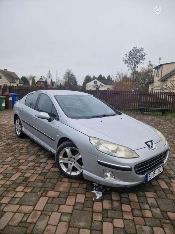 Grey Peugeot 407 2006 in Sakiai, with an engine capacity of 2.00 L and mileage of 377 thousand km for 1499 €, photo 2 on AUTOMOTO.COM.LV