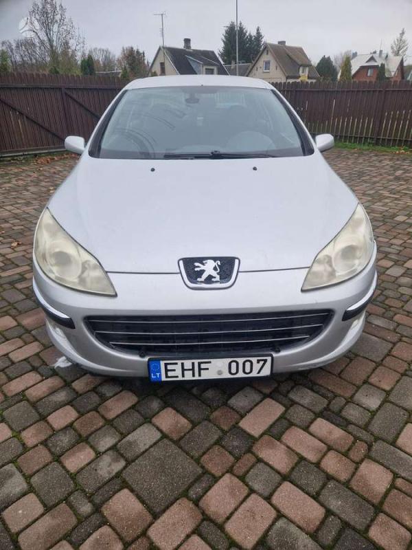 Grey Peugeot 407 2006 in Sakiai, with an engine capacity of 2.00 L and mileage of 377 thousand km for 1499 €, photo 3 on AUTOMOTO.COM.LV