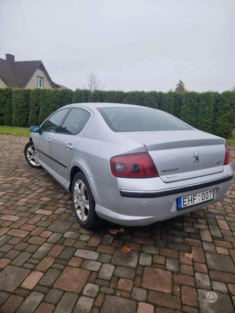 Grey Peugeot 407 2006 in Sakiai, with an engine capacity of 2.00 L and mileage of 377 thousand km for 1499 €, photo 4 on AUTOMOTO.COM.LV