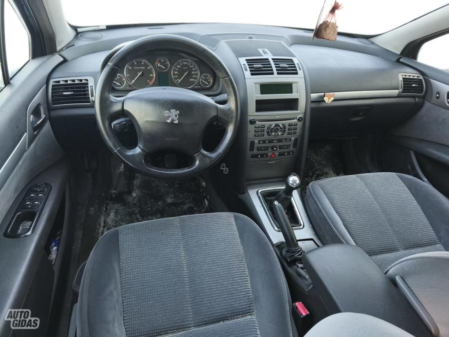 Pelēks Peugeot 407 2006 Kauņa, ar dzinēja tilpumu 2.00 L un nobraukumu 235 tūkst. km par 399 €, foto 5 vietnē AUTOMOTO.COM.LV