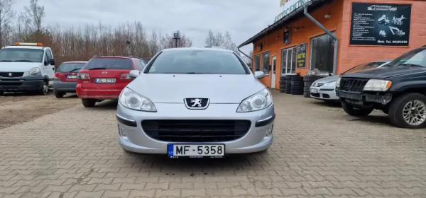 Grey Peugeot 407 2006 in Valmiera, with an engine capacity of 2.00 L and mileage of 279 thousand km for 1680 €, photo 7 on AUTOMOTO.COM.LV