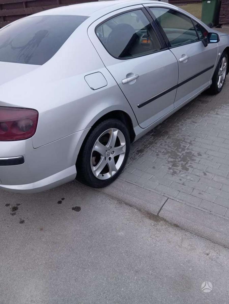 Pelēks Peugeot 407 2006 Šauļi, ar dzinēja tilpumu 2.18 L un nobraukumu 308 tūkst. km par 790 €, foto 6 vietnē AUTOMOTO.COM.LV