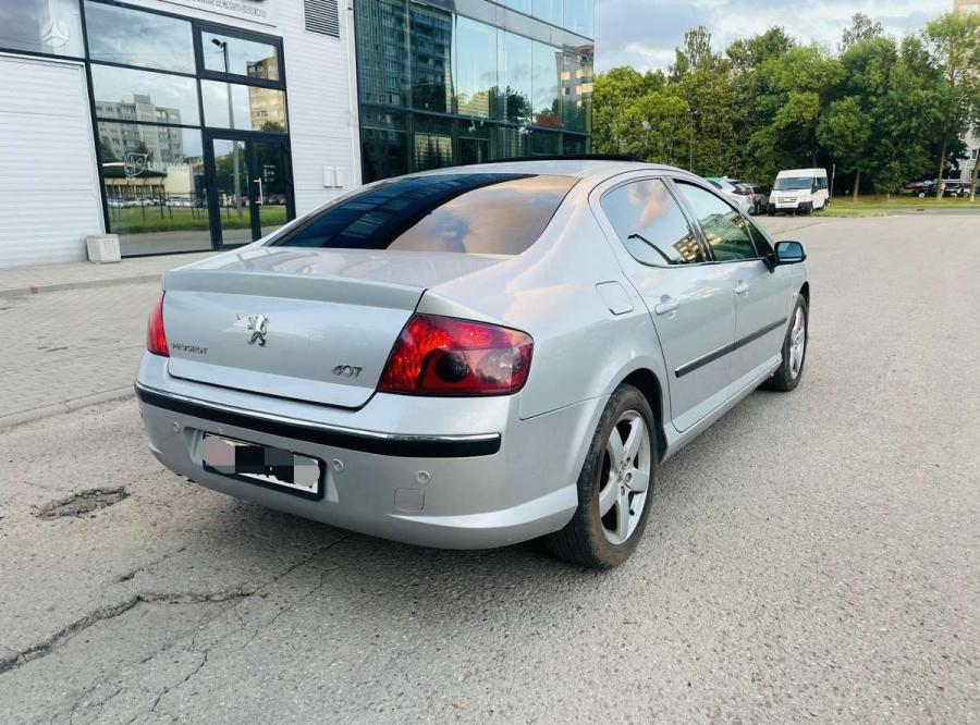 Pelēks Peugeot 407 2006 Kauņa, ar dzinēja tilpumu 0.00 L un nobraukumu 270 tūkst. km par 1299 €, foto 4 vietnē AUTOMOTO.COM.LV