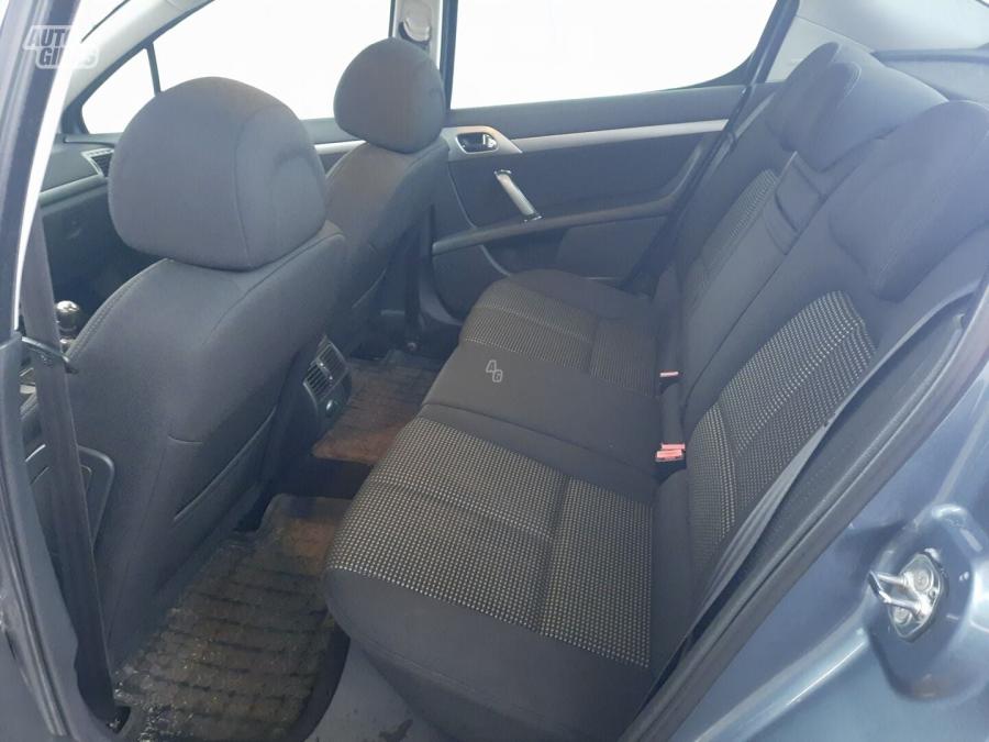 Pelēks Peugeot 407 2008 Panevēža, ar dzinēja tilpumu 2.00 L un nobraukumu 237 tūkst. km par 1950 €, foto 12 vietnē AUTOMOTO.COM.LV