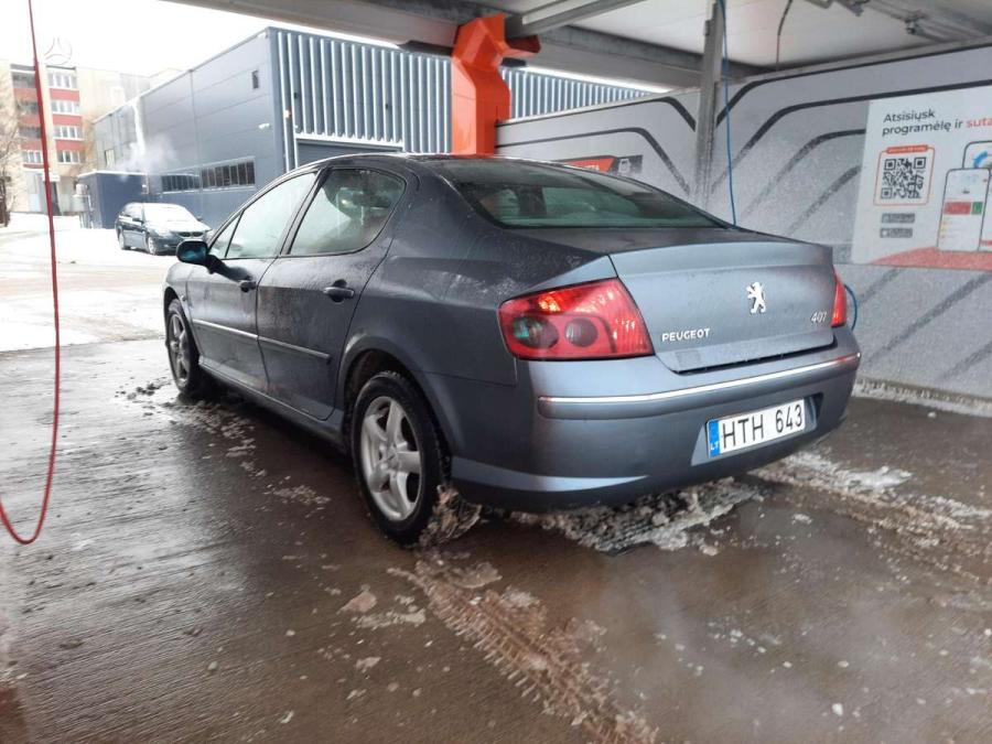 Grey Peugeot 407 2008 in Panevezys, with an engine capacity of 2.00 L and mileage of 237 thousand km for 1950 €, photo 8 on AUTOMOTO.COM.LV