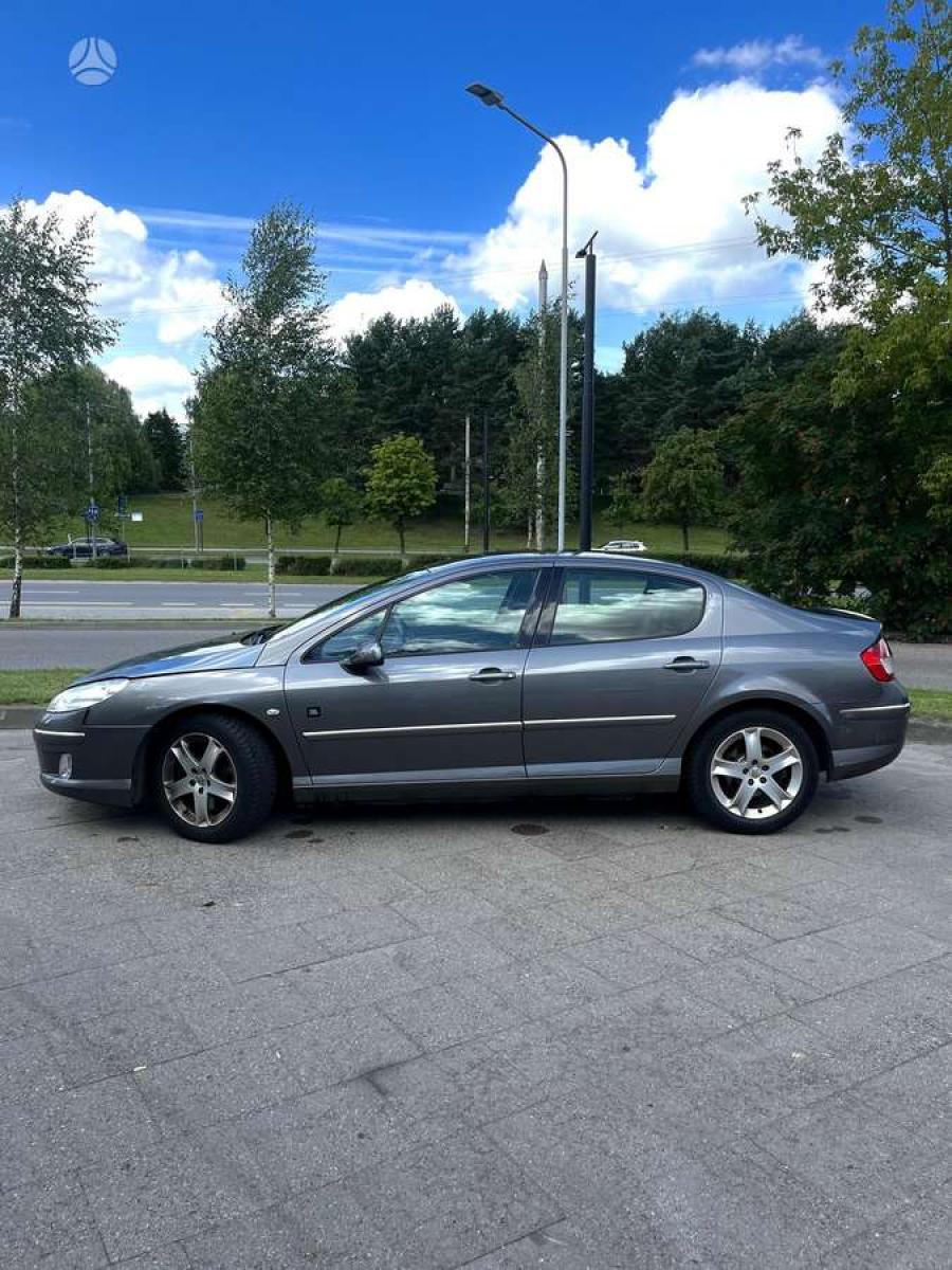 Grey Peugeot 407 2008 in Vilnius, with an engine capacity of 2.18 L and mileage of 261 thousand km for 950 €, photo 3 on AUTOMOTO.COM.LV