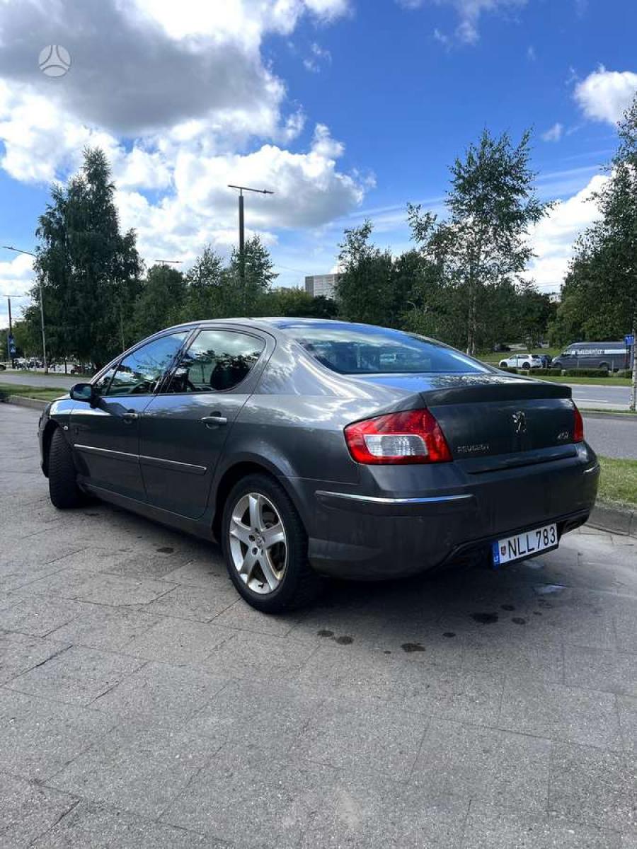 Grey Peugeot 407 2008 in Vilnius, with an engine capacity of 2.18 L and mileage of 261 thousand km for 950 €, photo 8 on AUTOMOTO.COM.LV
