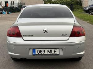 Pelēks Peugeot 407 2008 Narva, ar dzinēja tilpumu 2.00 L un nobraukumu 167 tūkst. km par 1499 €, foto 19 vietnē AUTOMOTO.COM.LV