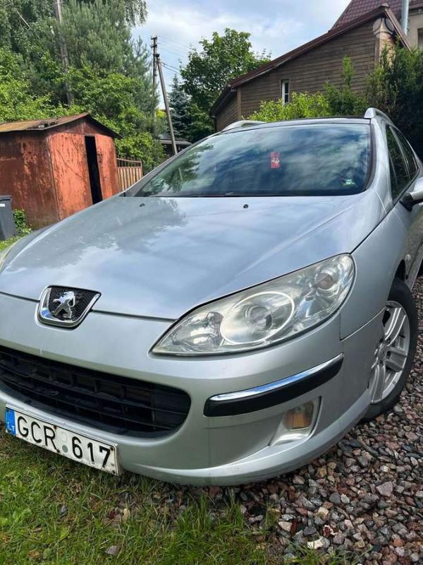 Pelēks Peugeot 407 2004 Viļņa, ar dzinēja tilpumu 2.00 L un nobraukumu 300 tūkst. km par 900 €, foto 1 vietnē AUTOMOTO.COM.LV
