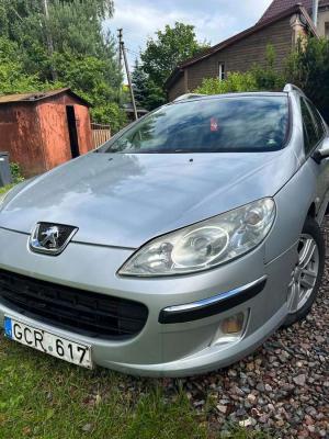 Grey Peugeot 407 2004 in Vilnius, with an engine capacity of 2.00 L and mileage of 300 thousand km for 900 €, photo  on AUTOMOTO.COM.LV