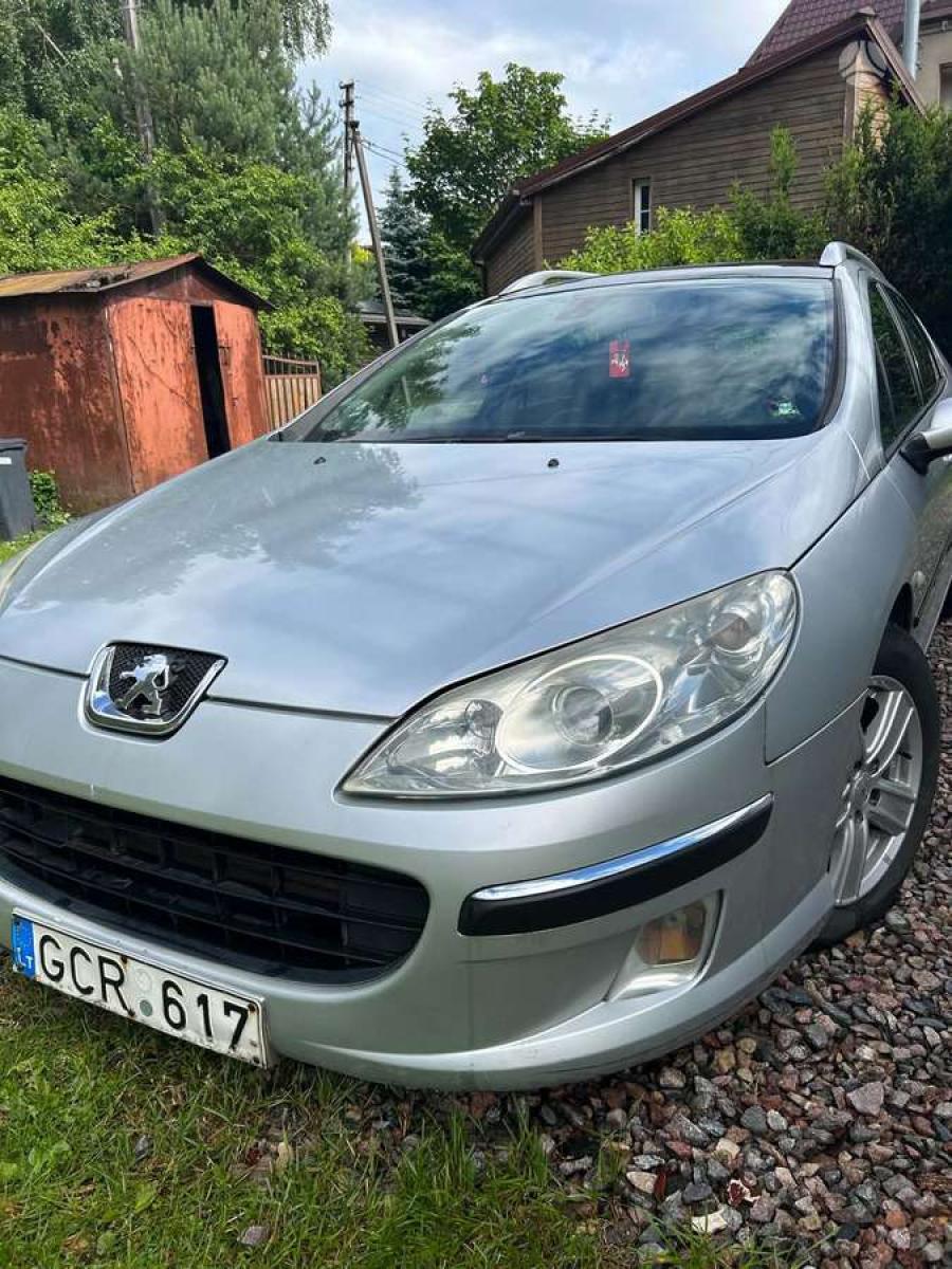 Grey Peugeot 407 2004 in Vilnius, with an engine capacity of 2.00 L and mileage of 300 thousand km for 900 €, photo 1 on AUTOMOTO.COM.LV