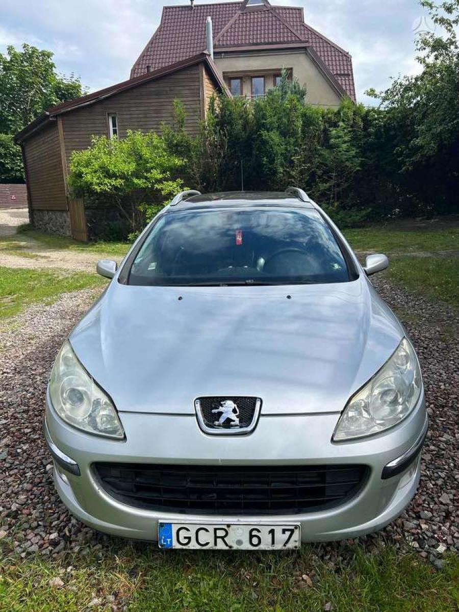 Grey Peugeot 407 2004 in Vilnius, with an engine capacity of 2.00 L and mileage of 300 thousand km for 900 €, photo 8 on AUTOMOTO.COM.LV