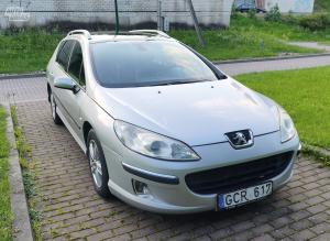 Серый Пежо 407 2004 в Алитус, объемом двигателя 2.00 л и пробегом 300 тыс. км за 1150 €, фото  на AUTOMOTO.COM.LV