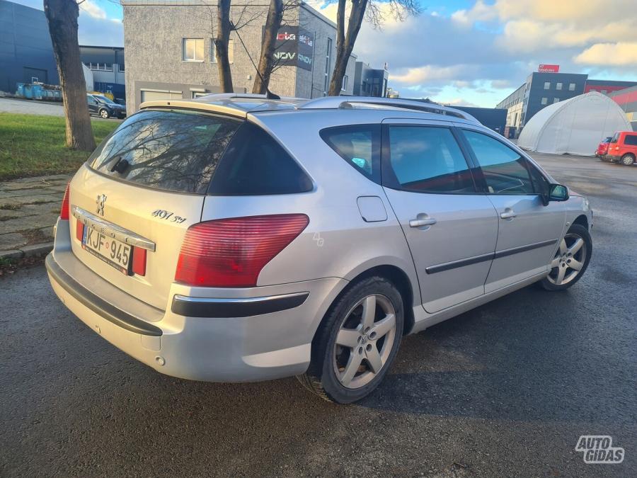 Pelēks Peugeot 407 2005 Klaipėda, ar dzinēja tilpumu 3.00 L un nobraukumu 344 tūkst. km par 950 €, foto 4 vietnē AUTOMOTO.COM.LV